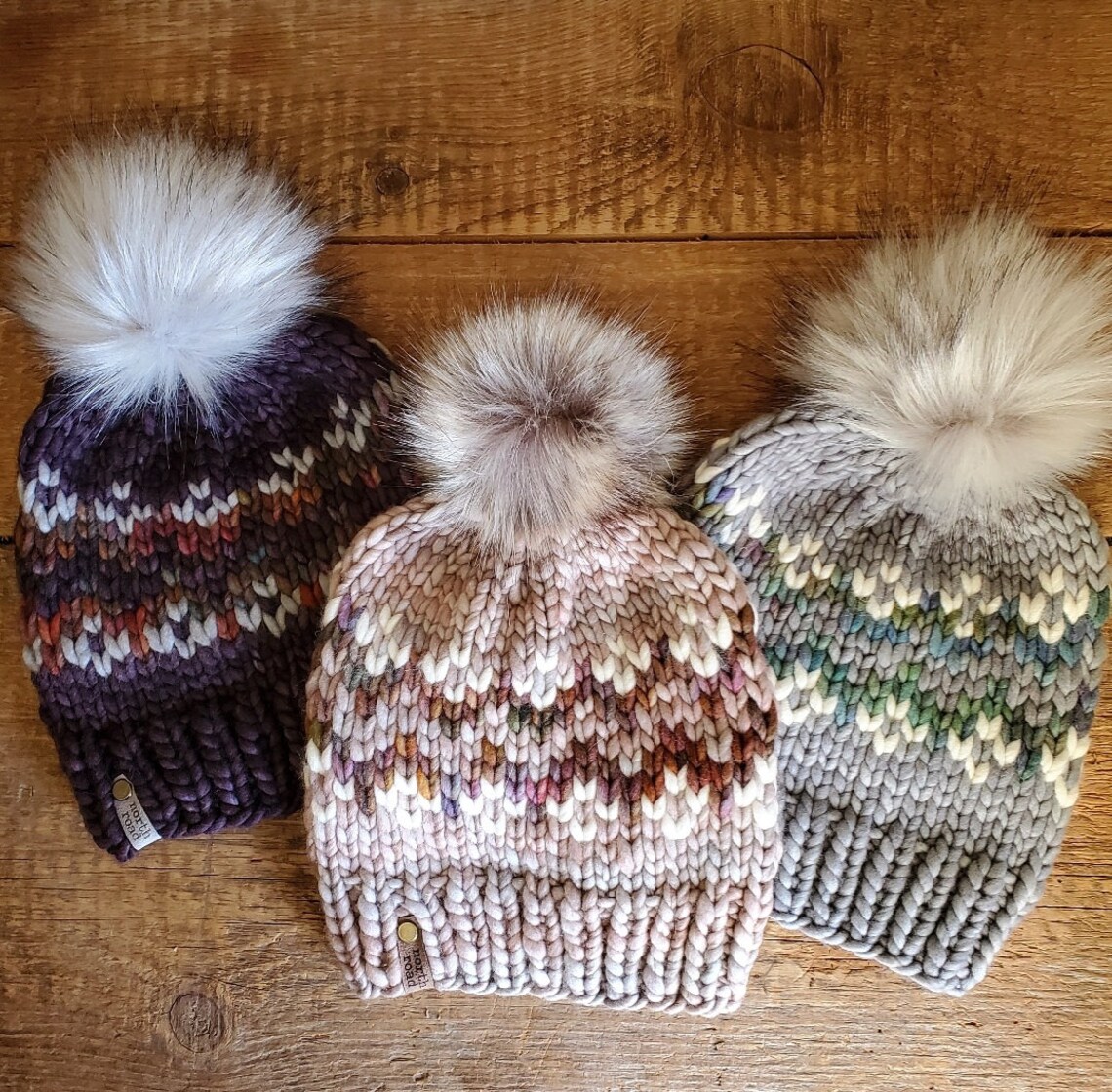 KNITTING PATTERN the Sprouts Hat Super Bulky Knit Hat - Etsy