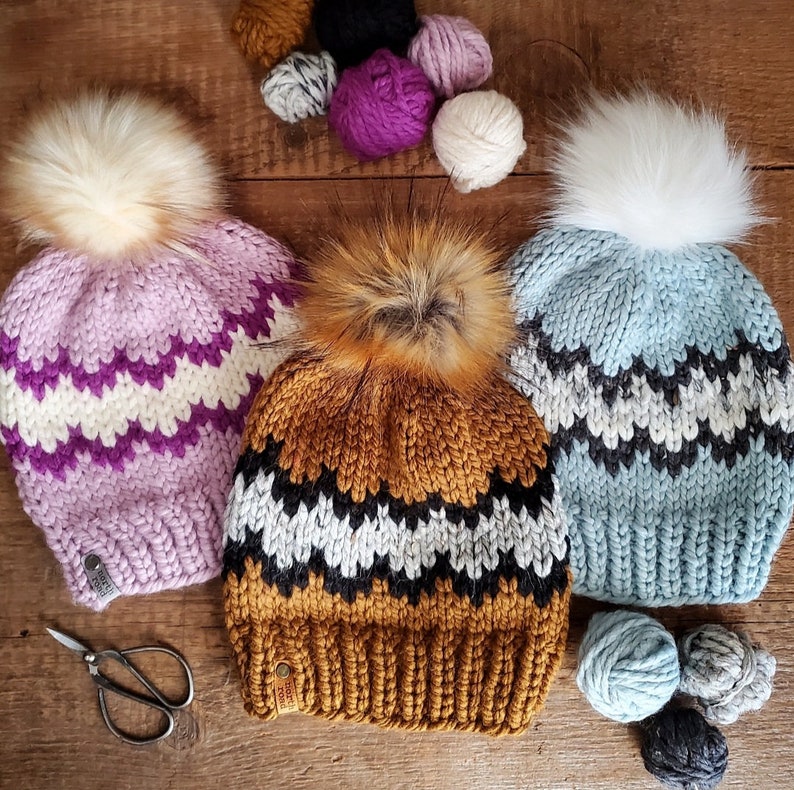 KNITTING PATTERN the Moose Mountain Hat Super Bulky Knit - Etsy