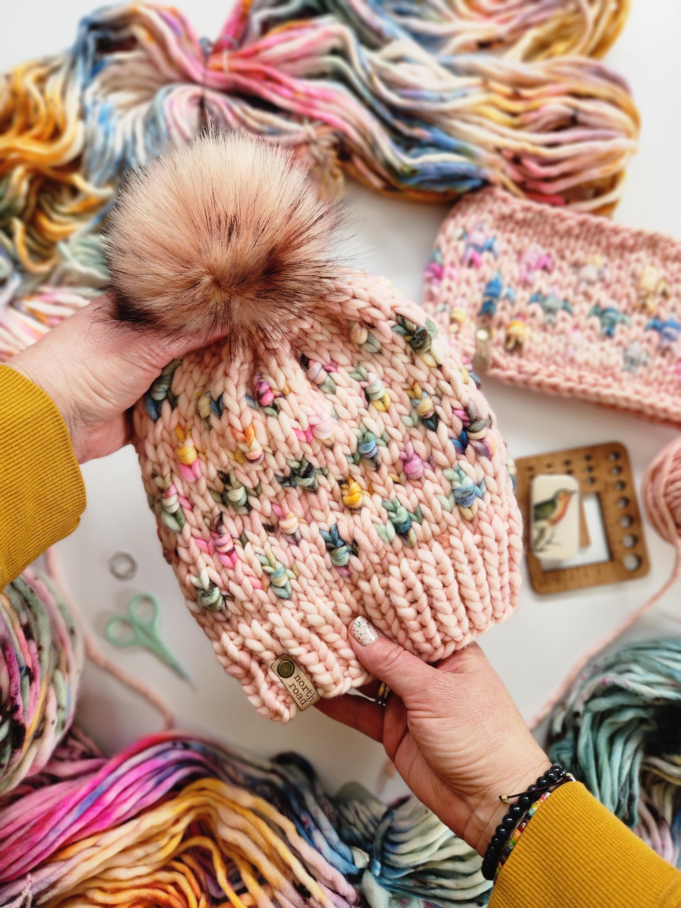 KNITTING PATTERN - the Seed Collector Hat, Super Bulky Knit Hat Pattern ...