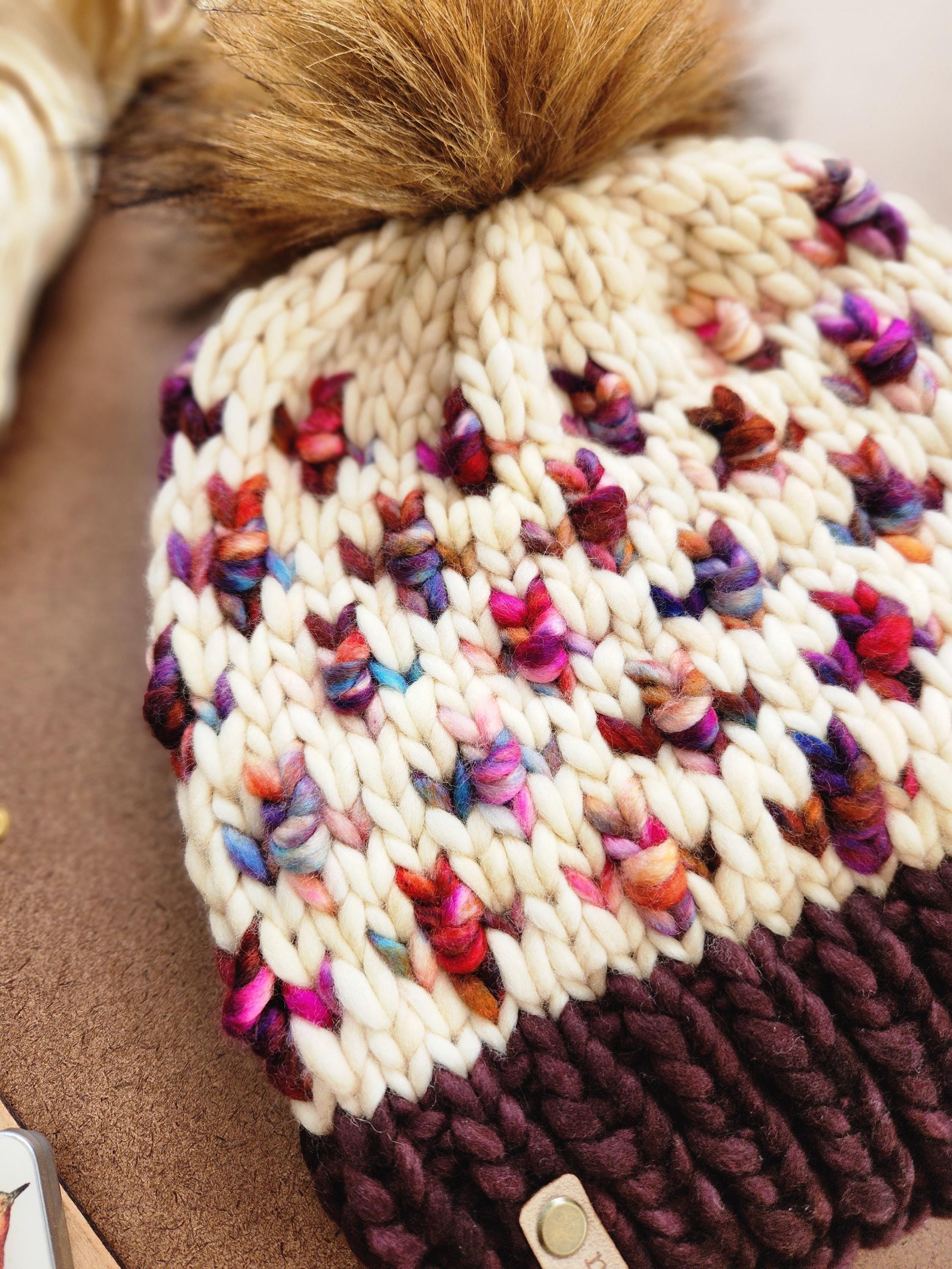 KNITTING PATTERN - the Seed Collector Hat, Super Bulky Knit Hat Pattern ...