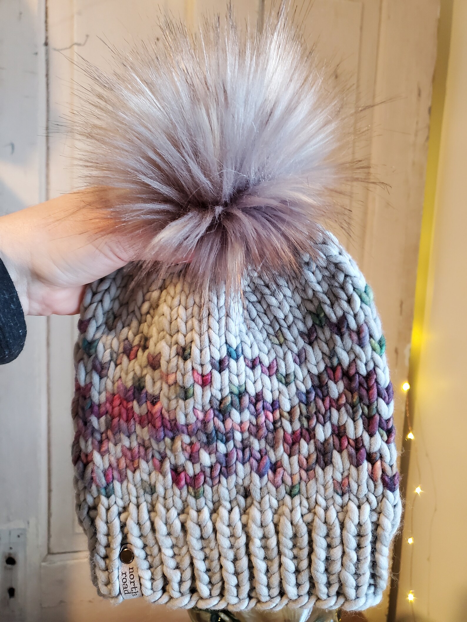 KNITTING PATTERN Sawtooth Mountains Hat Super Bulky Knit | Etsy