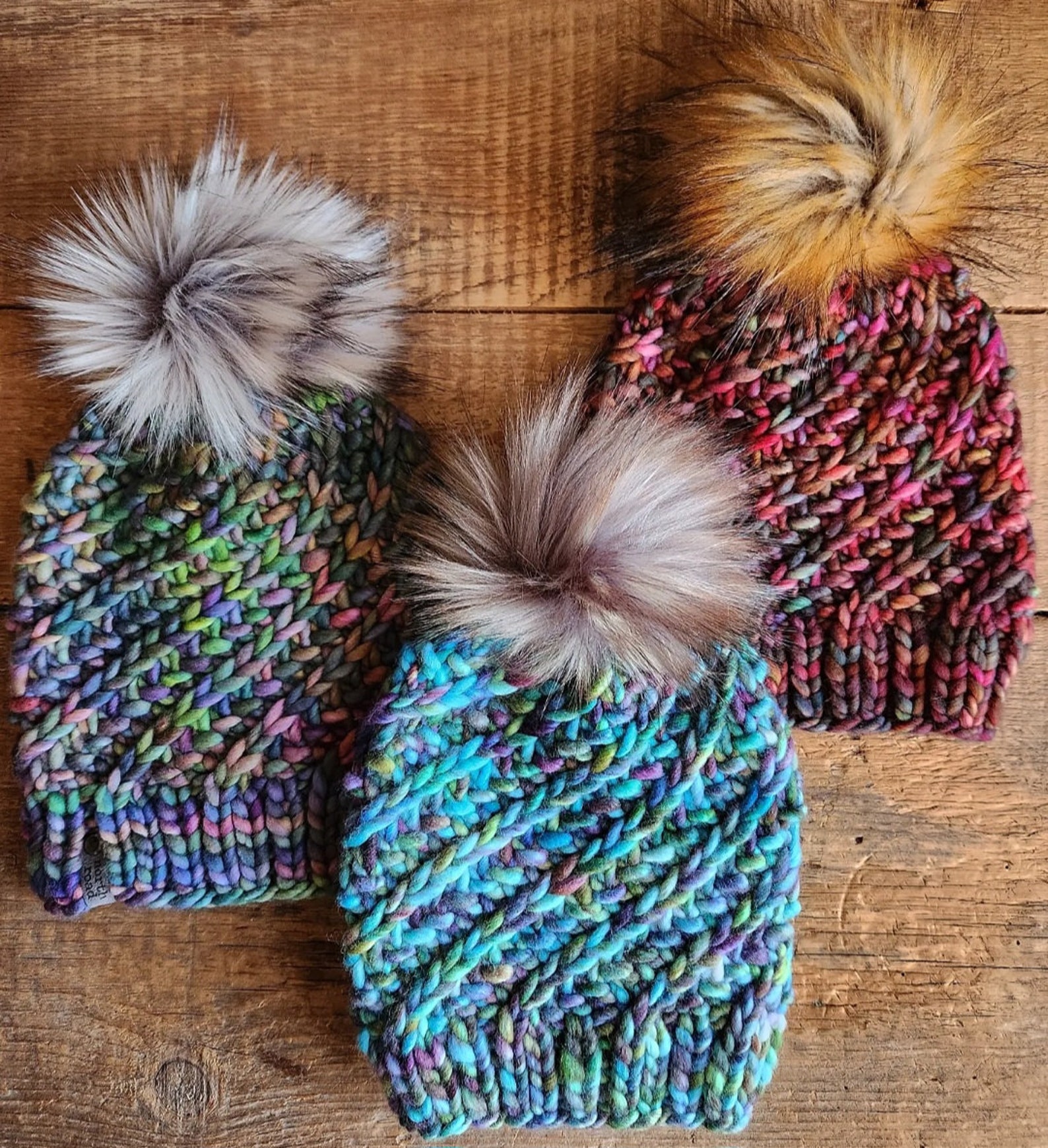 KNITTING PATTERN the Gales of November Hat, Super Bulky Knit Hat ...
