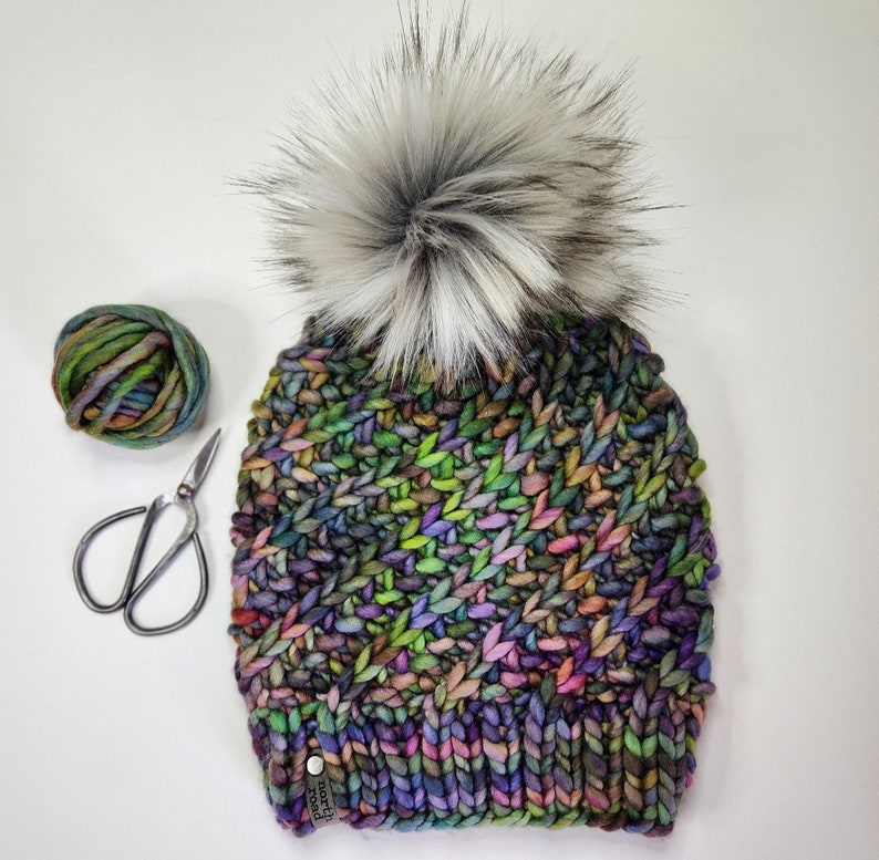 KNITTING PATTERN the Gales of November Hat Super Bulky Knit - Etsy