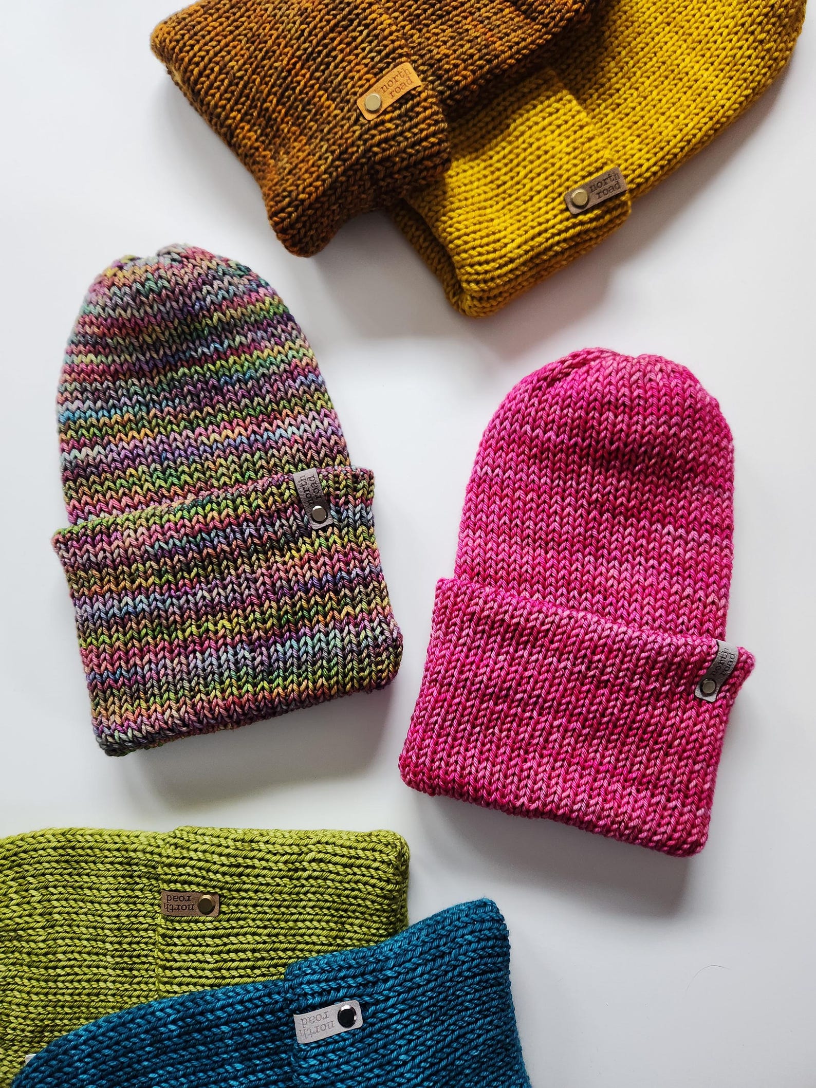 KNITTING PATTERN - the Simple Double Wall Beanie, Worsted Weight Knit ...