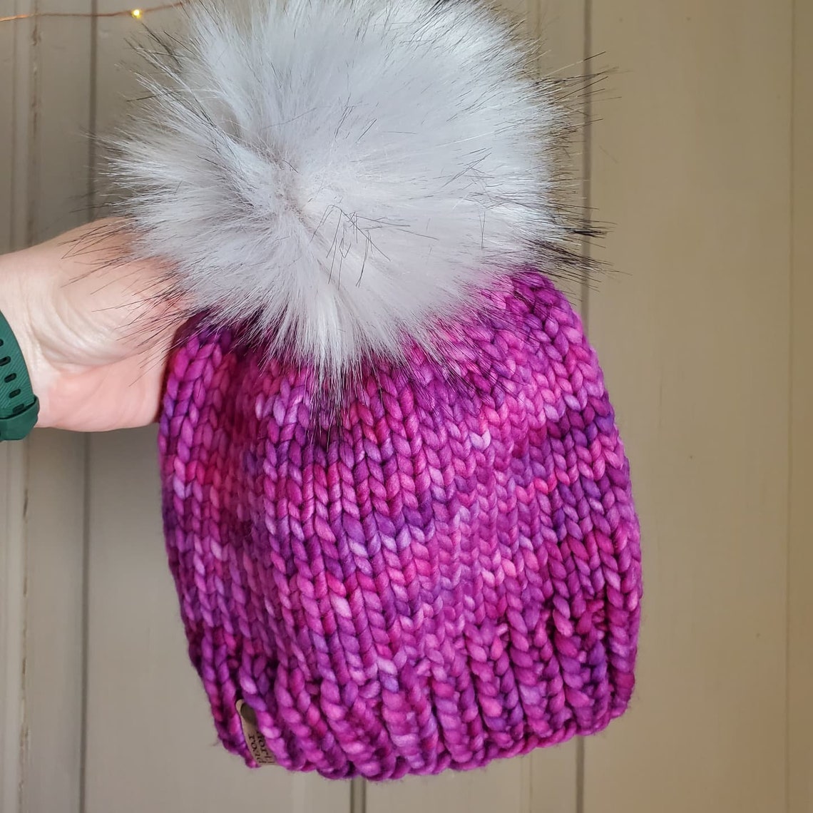 KNITTING PATTERN the Simple Winter Hat Super Bulky Knit Hat - Etsy