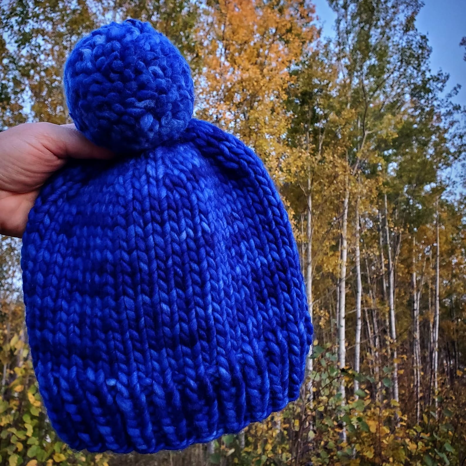 KNITTING PATTERN the Simple Winter Hat Super Bulky Knit Hat - Etsy