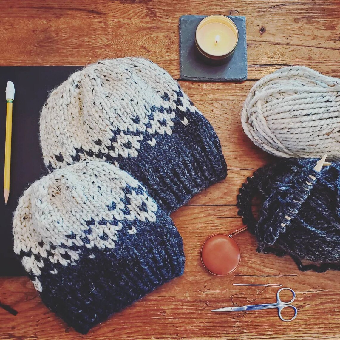 KNITTING PATTERN - Hollow Rock Hat, Super Bulky Knit Hat Pattern - Etsy