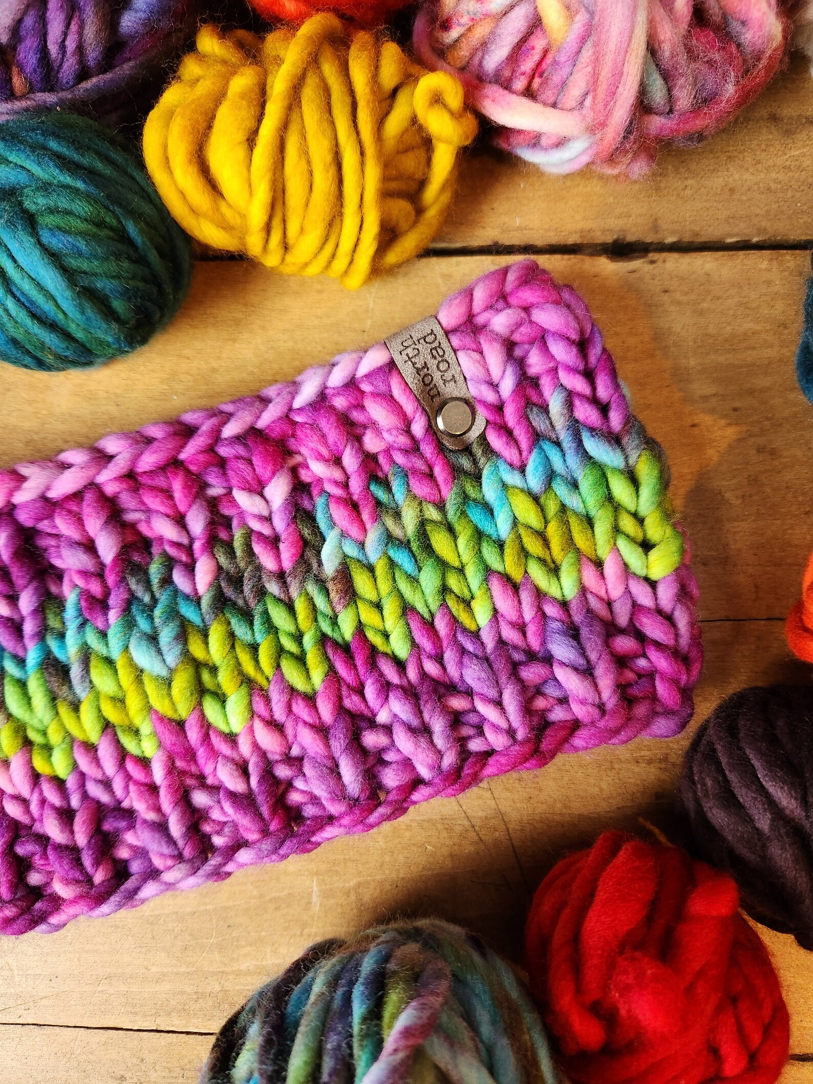 KNITTING PATTERN - Every Little Bit Headband, Super Bulky Knit Headband ...