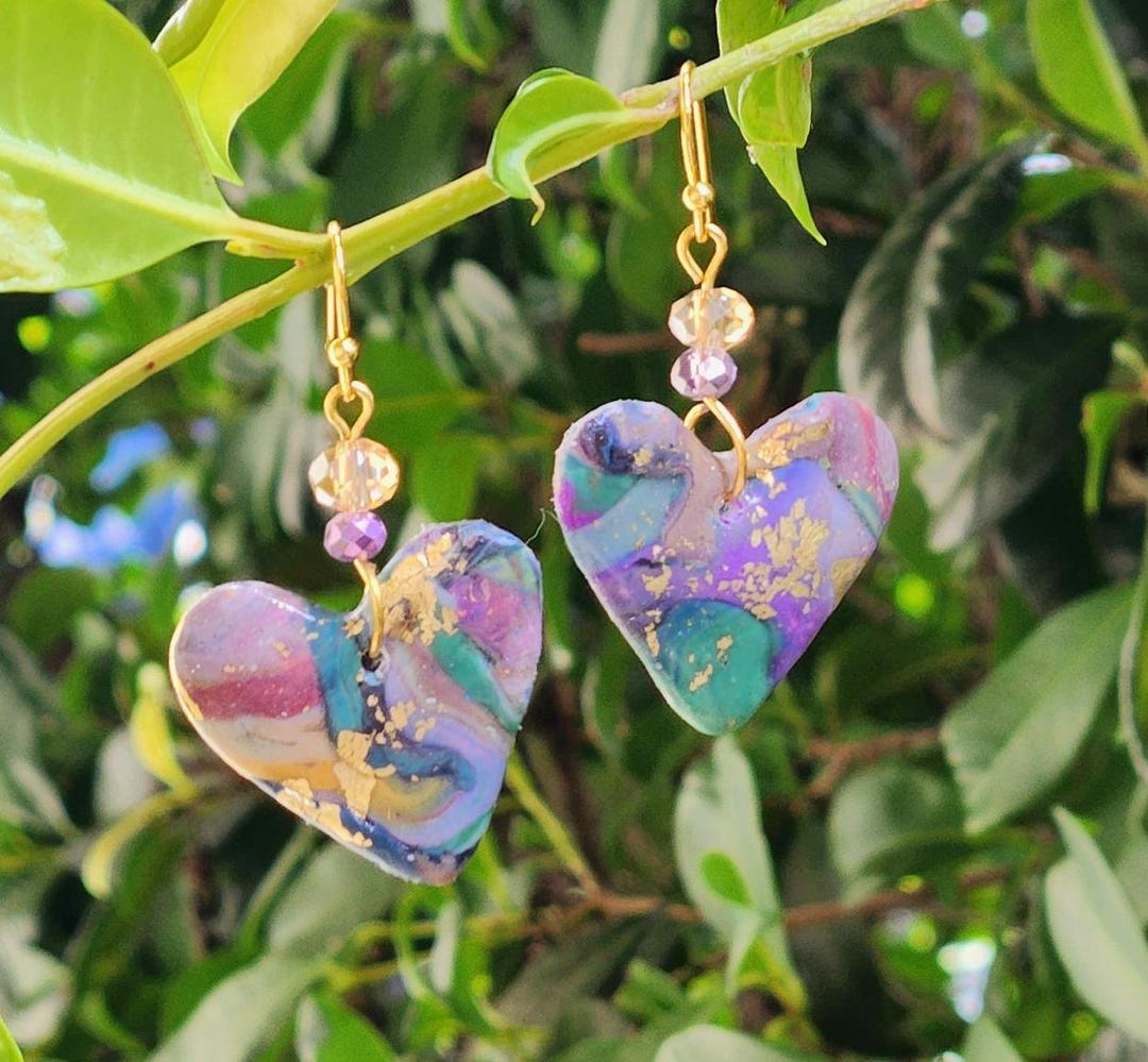 Small Batch Earrings, Artisan, Creative Polymer Earrings, Handmade ...