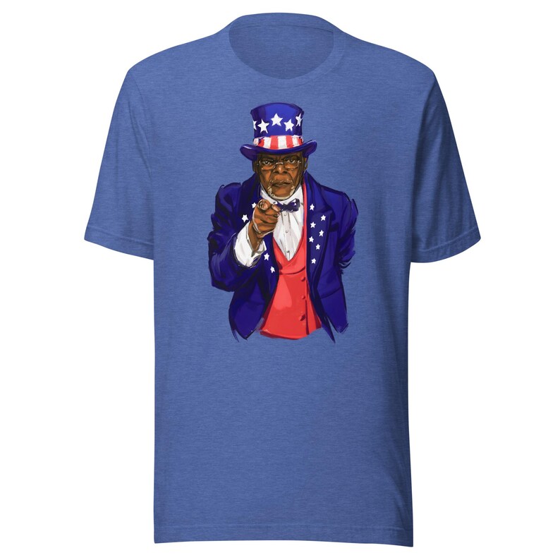 Uncle Sam 4th of July Red and Blue T-shirt! Exclusive Original High ...