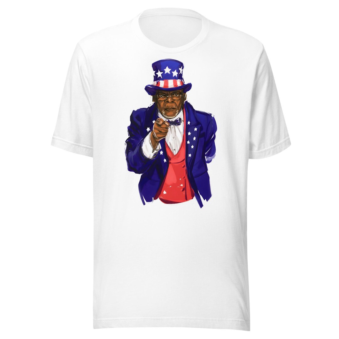 Uncle Sam WHITE T-shirt - Original High Quality - Etsy