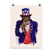 Uncle Sam Poster - Original High Quality - Etsy