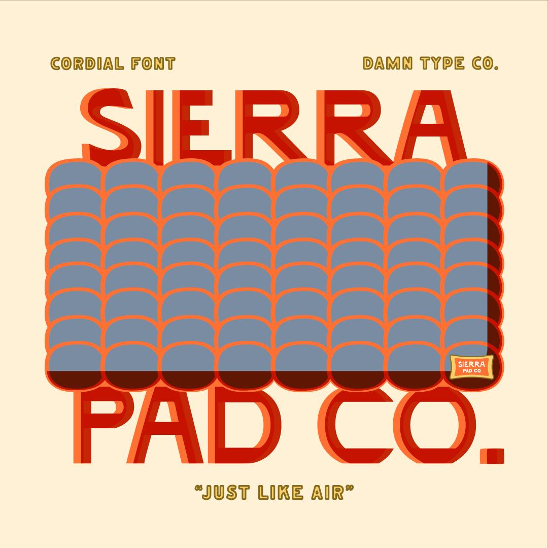 Cordial - Sans Serif , Vintage Font, Retro, Logo Font, Display, Art ...