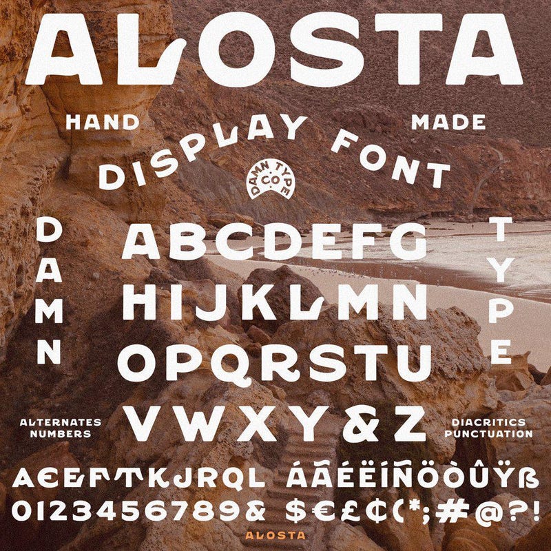 Hand Painted Sign Font - Etsy UK