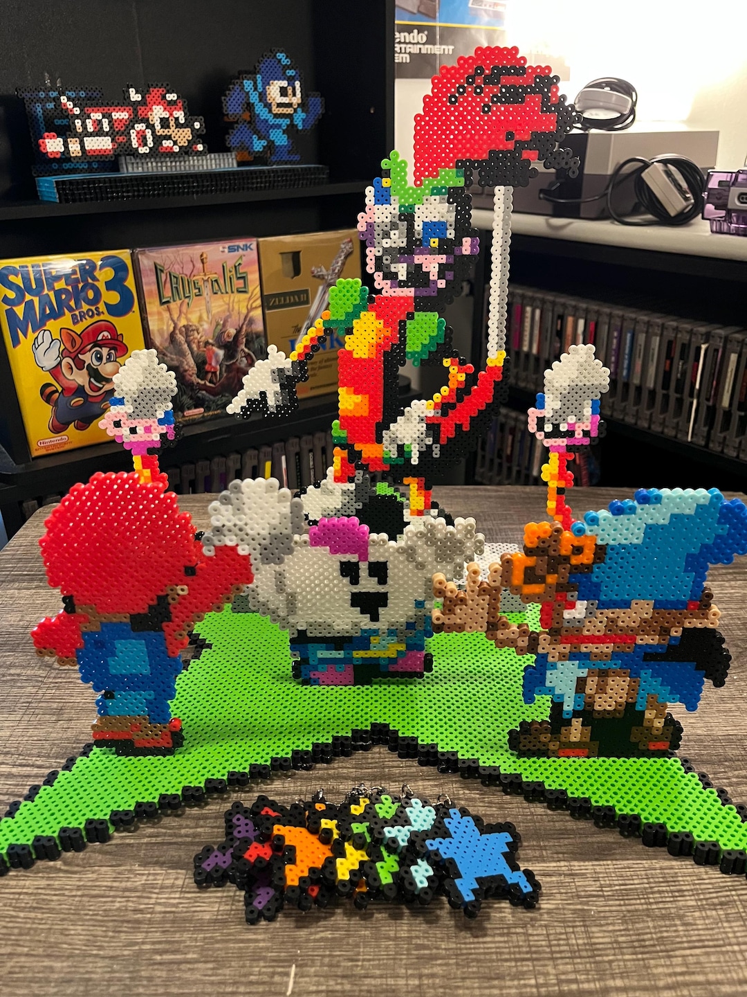 Super Mario RPG Bowyer Boss Fight Music Display/w Keychain Crafted Out ...