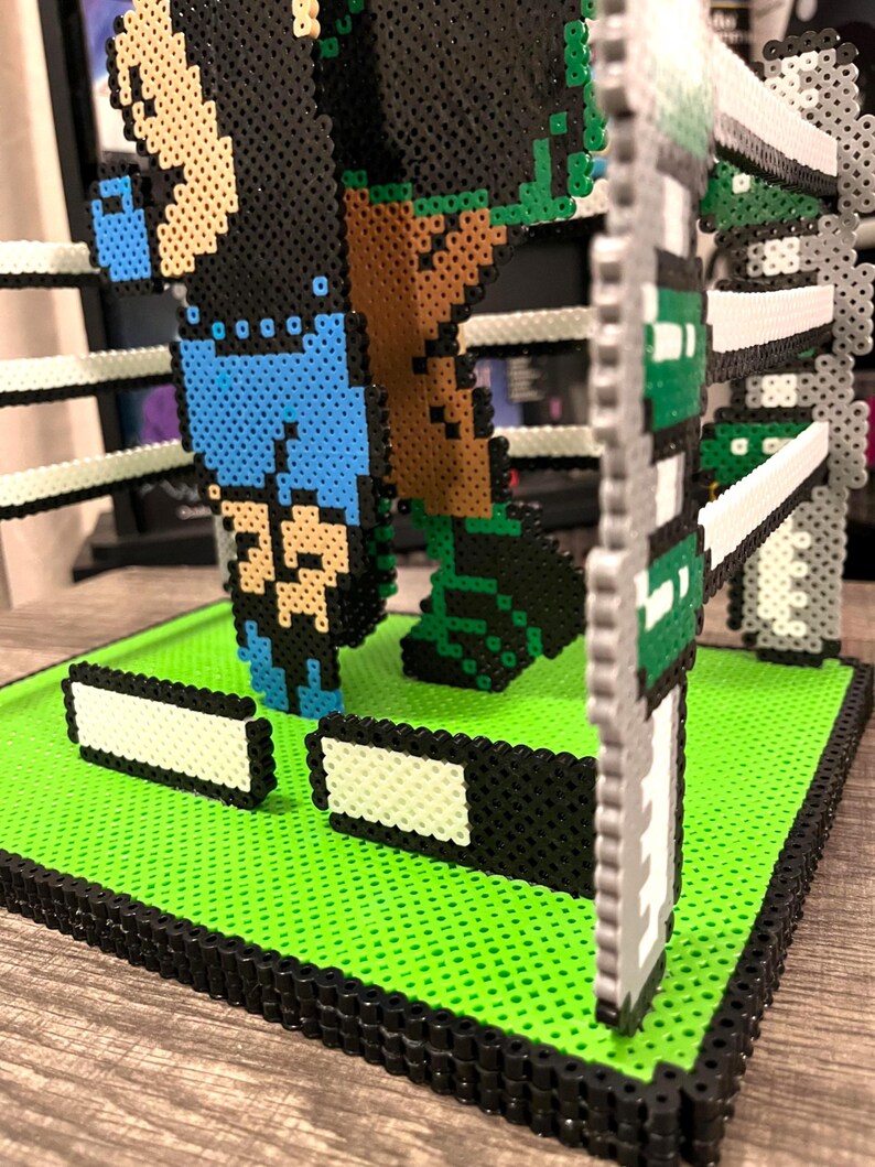 Punch Out Mike Tyson Final Bout Music Display/ Crafted Out of Perler ...