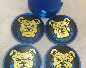 North Carolina A&T State University NCAT Coaster Set 4 Coasters With ...
