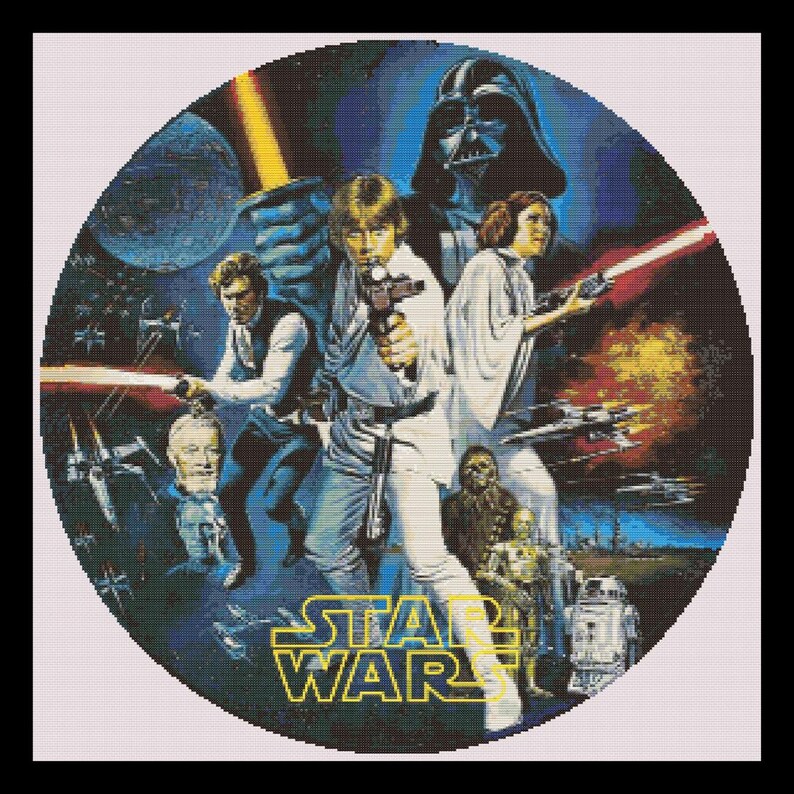 Star Wars: A New Hope – Epic Cross Stitch Pattern | PDF Download - Etsy