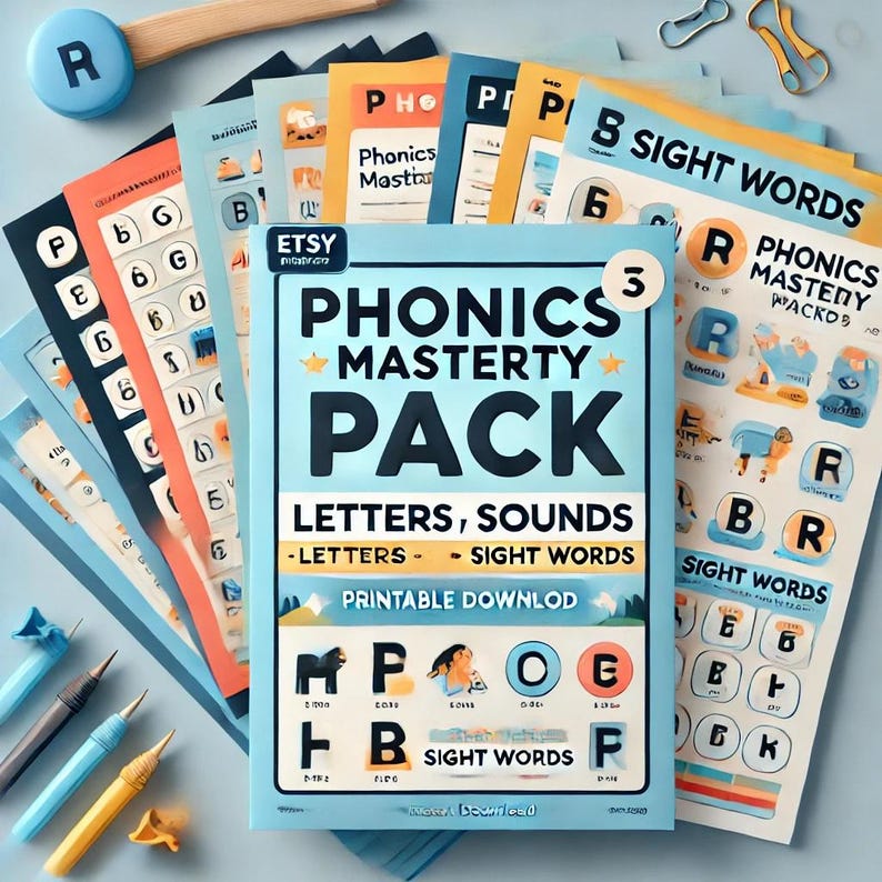 Phonics Mastery Pack - Etsy