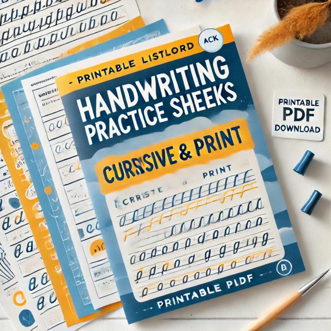 Handwriting Practice Sheets | Cursive and Print Writing Worksheets ...