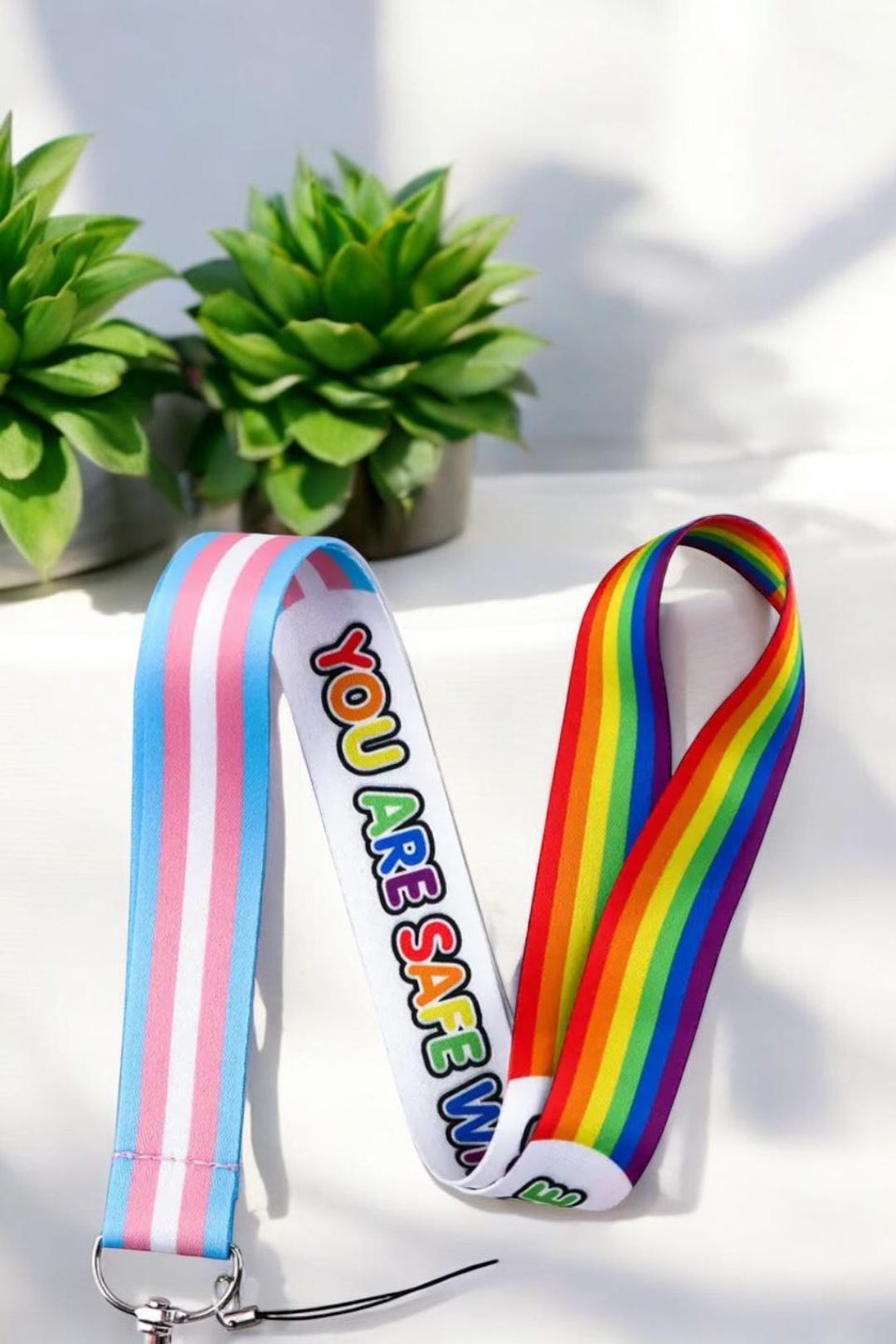Rainbow LGBTQ Progress Pride Flag Lanyard With Detachable Buckle Clip ...