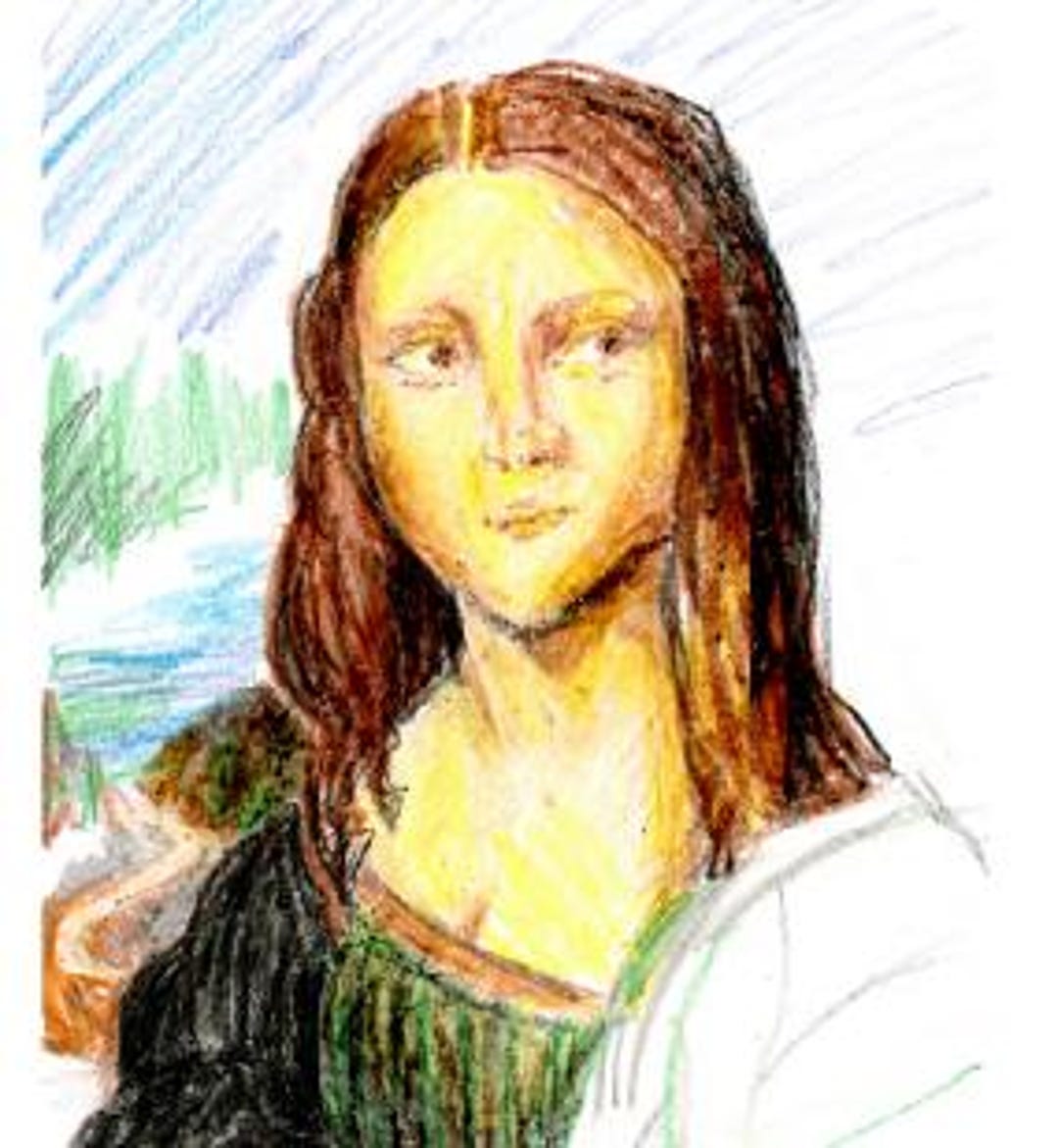 Thinking of You Mona Lisa Masterpiece - Etsy