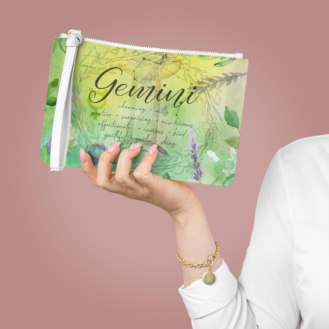 Gemini Clutch Bag : Zodiac Inspired Gift With Sacred Astrology ...