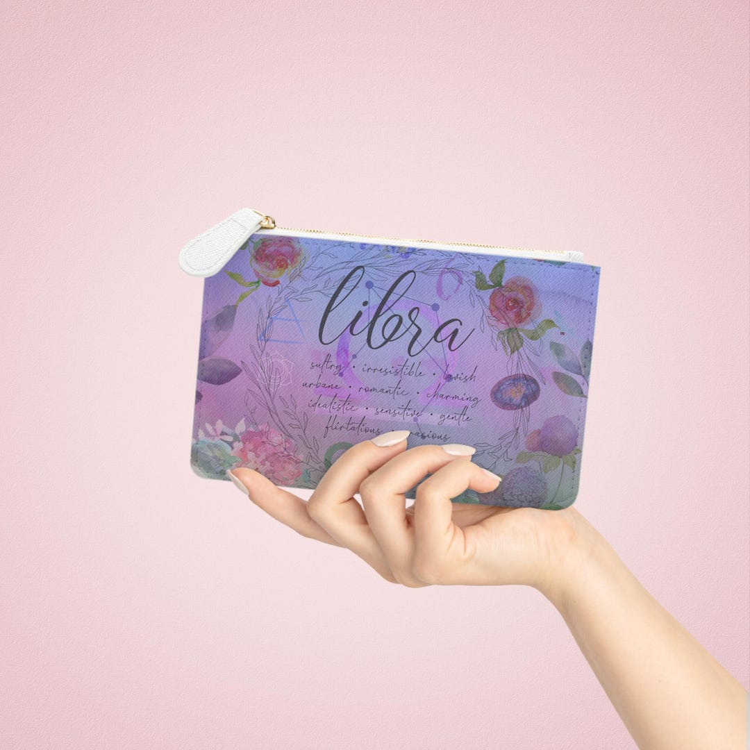 Libra Mini Clutch Bag : Zodiac Inspired Gift With Sacred Astrology ...