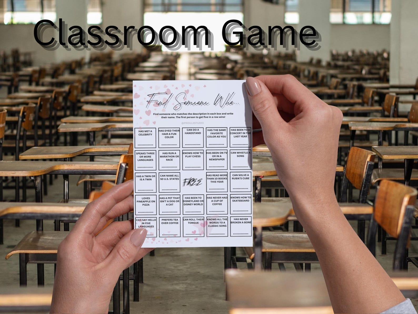 Find Someone Who Icebreaker Bingo | Printable Party Game | Fun Team ...