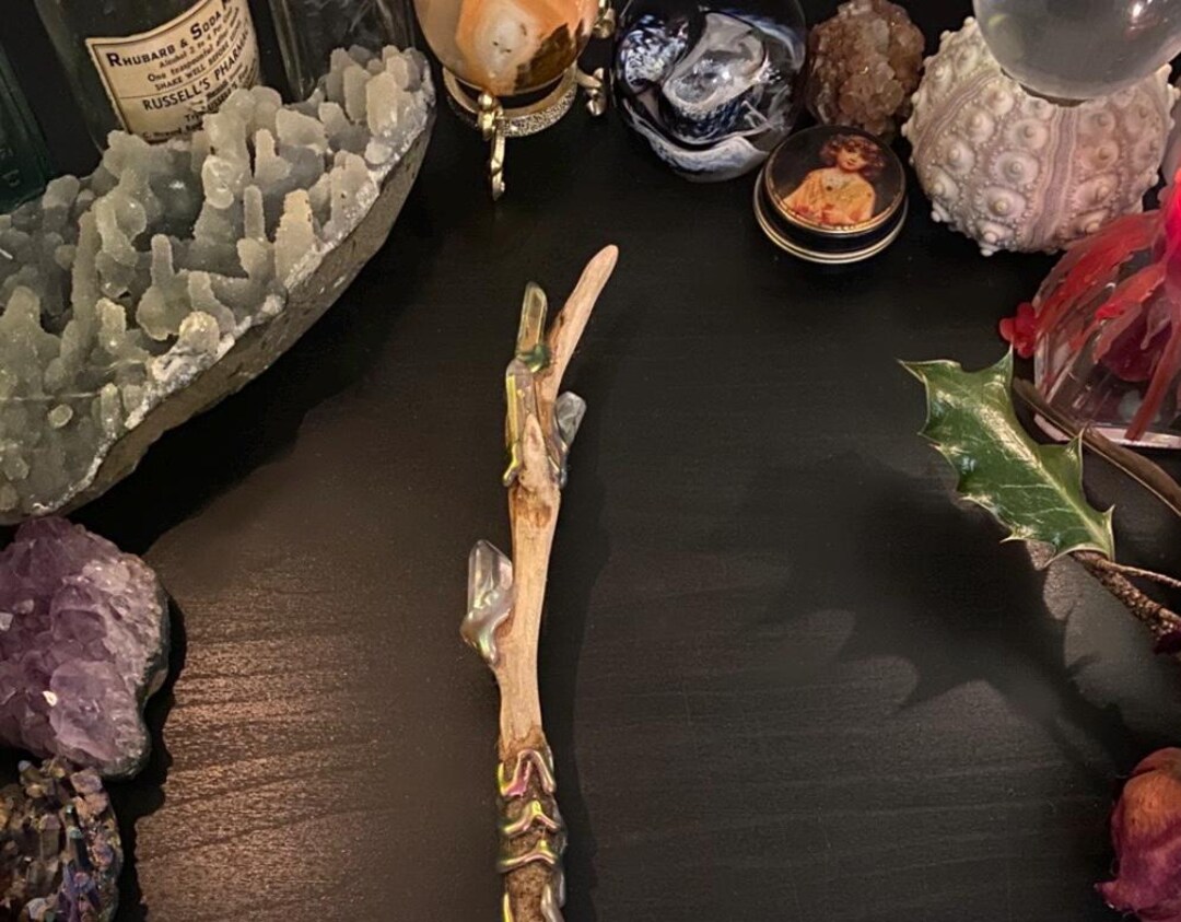 The Sylphspire Wand, Magical Wand, Witchy Tools, Costume Prop, Pagan ...