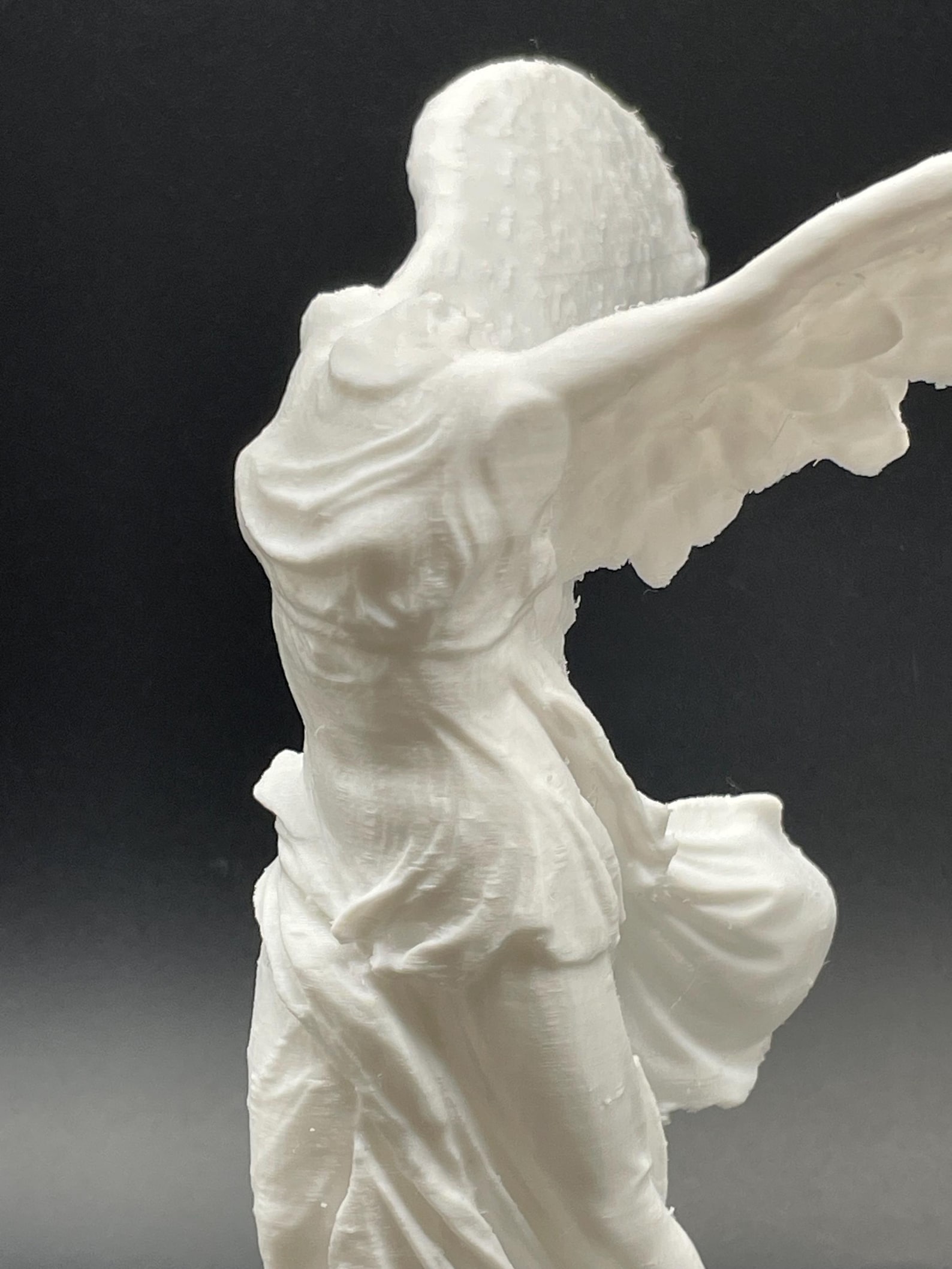 Ancient Greek Ruins Goddess Winged Victory Nike of Samothrace, Aquarium ...