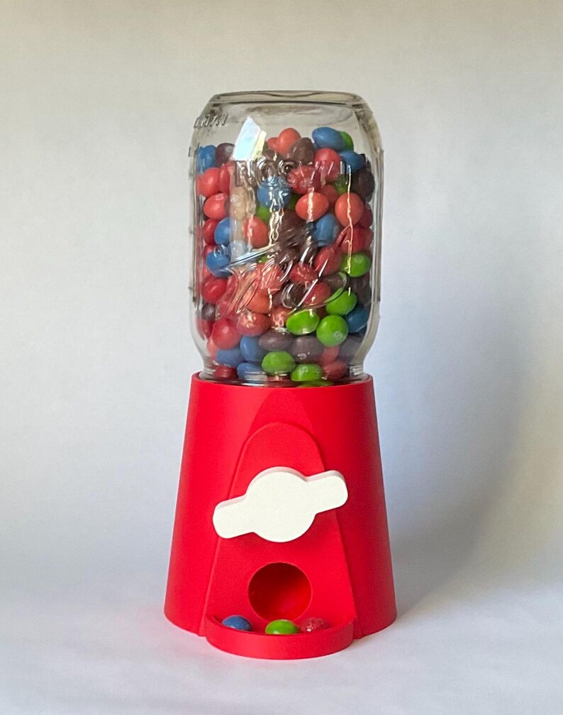 3D Printed Candy Dispenser for Mason Jar - Etsy
