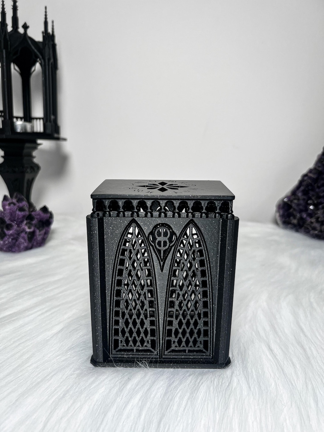 Gothic Cathedral Tarot Card Holder | Witchy Deck Display Stand | Altar ...
