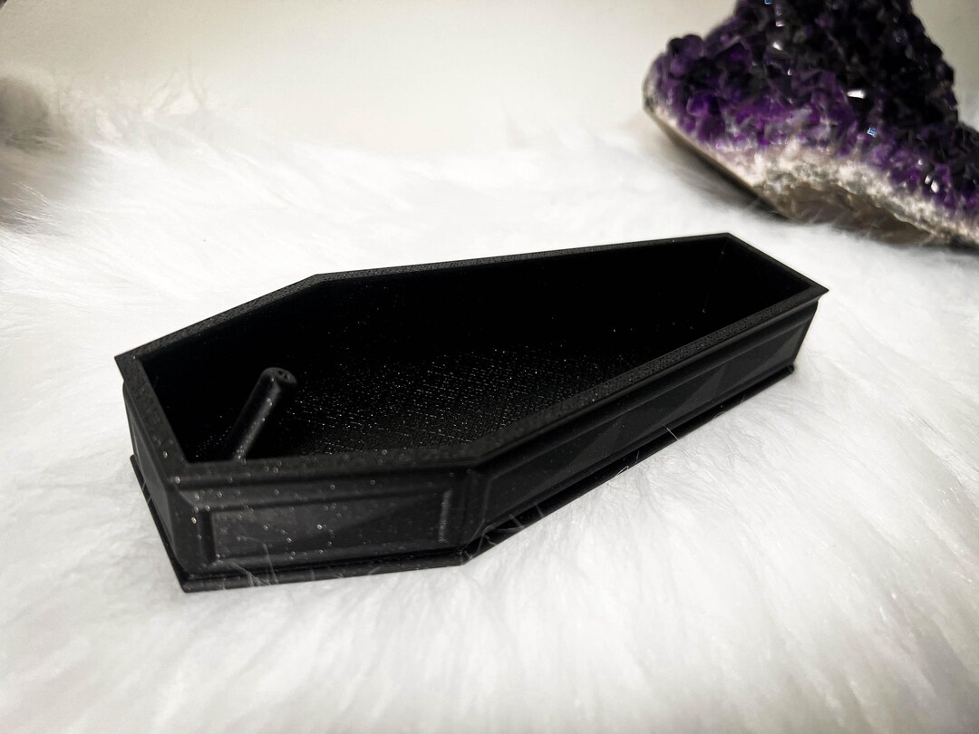 Gothic Incense Holder | Coffin Ash Catcher for Witchy Altars & Gothic ...