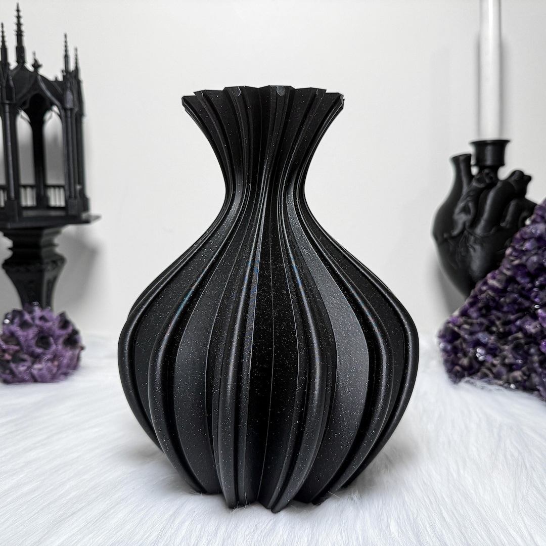 Goth Belly Vase | Gothic Statement Vase | Witchy Altar Decor - Etsy