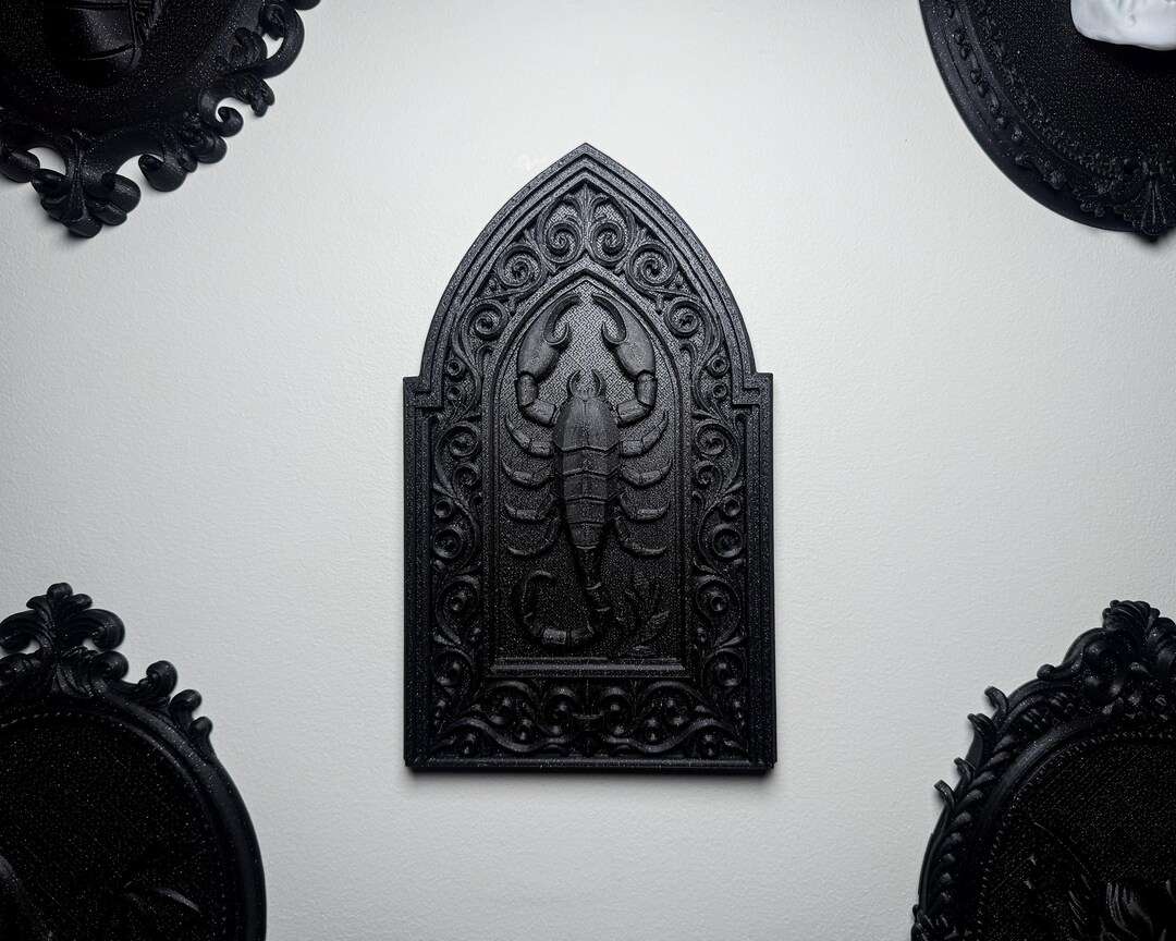Arch Scorpion Gothic Wall Art | Occult Scorpion Frame | Witchy Altar ...