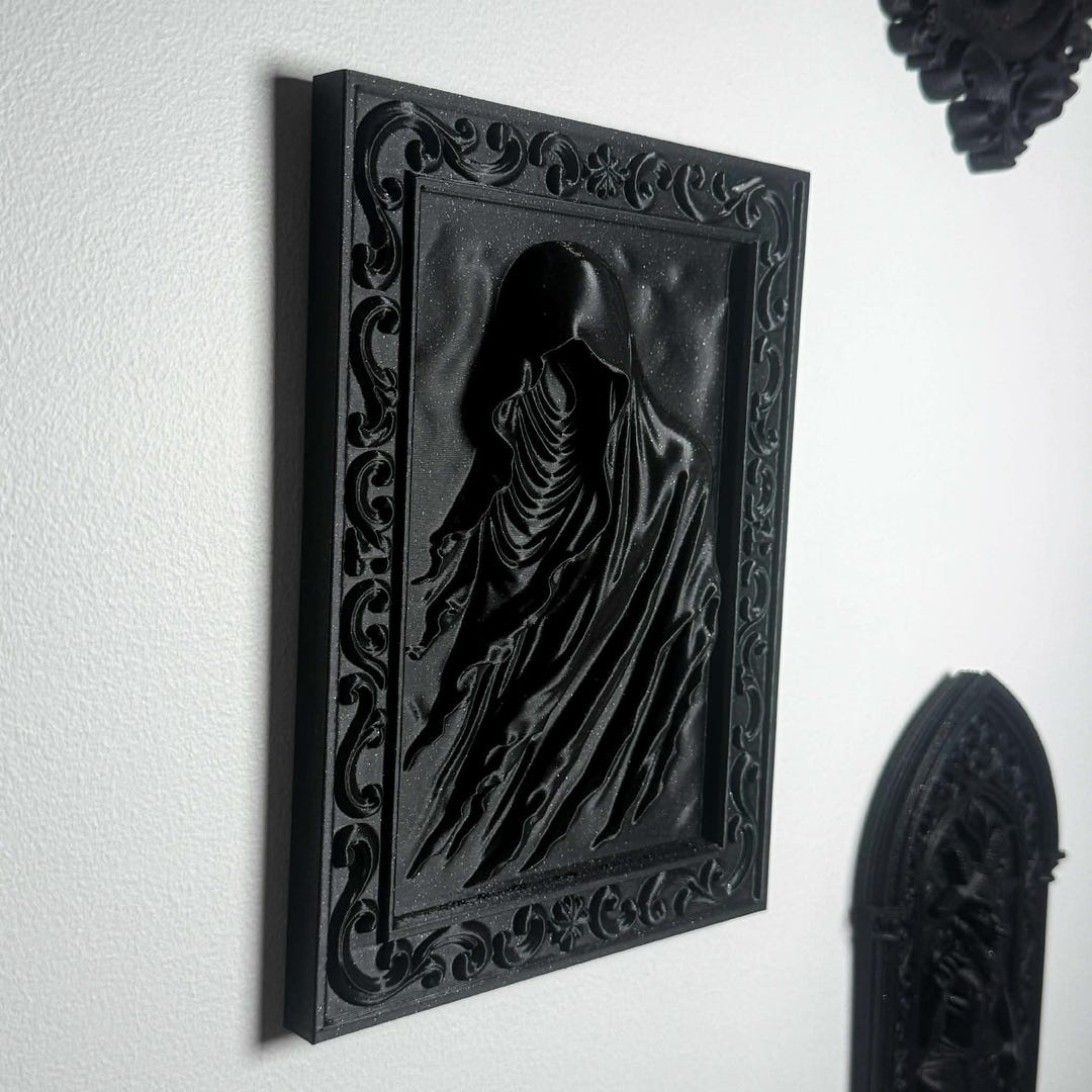 Wraith Wall Art | Gothic Wall Decor | Dark Fantasy Wall Plaque | Horror ...