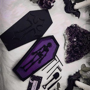 Gothic Zen Garden | Mini Altar Meditation Kit With Coffin Tray ...