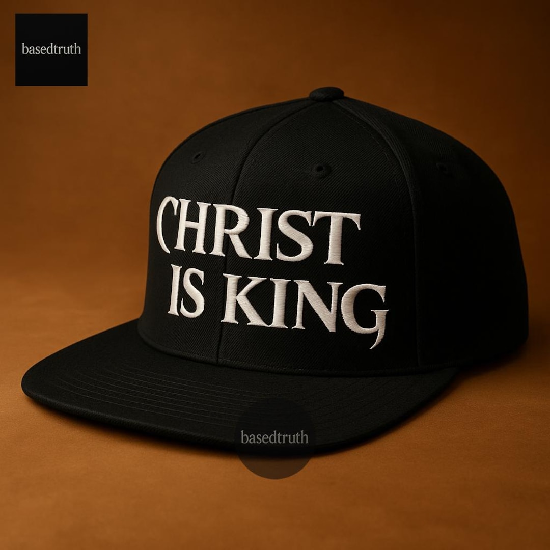 Christ is King Snapback Hat, Jesus Christ Hat, Christian Hat, Christian ...