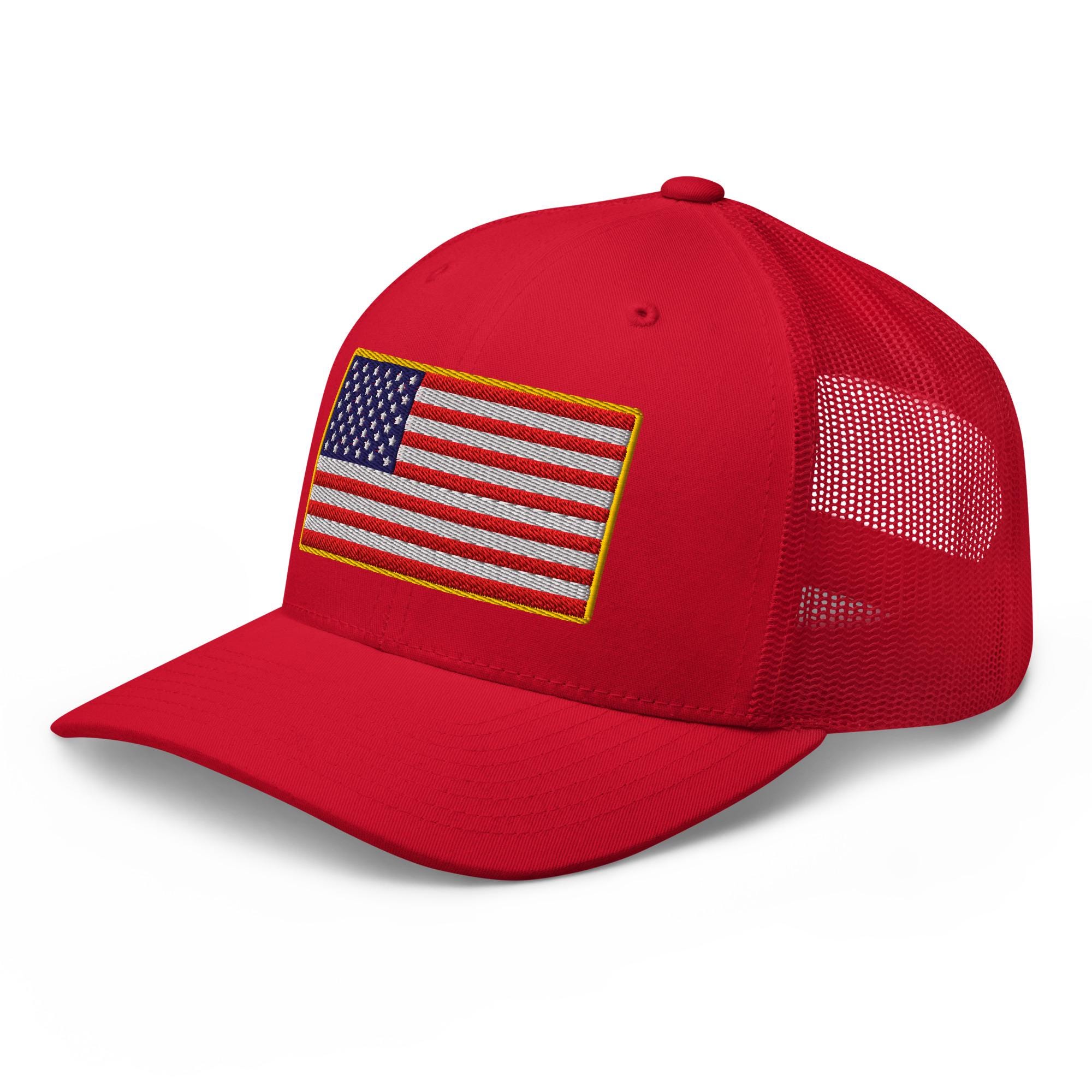 USA Flag Hat Trucker American Flag Hat Republican Hat Conservative Hat ...