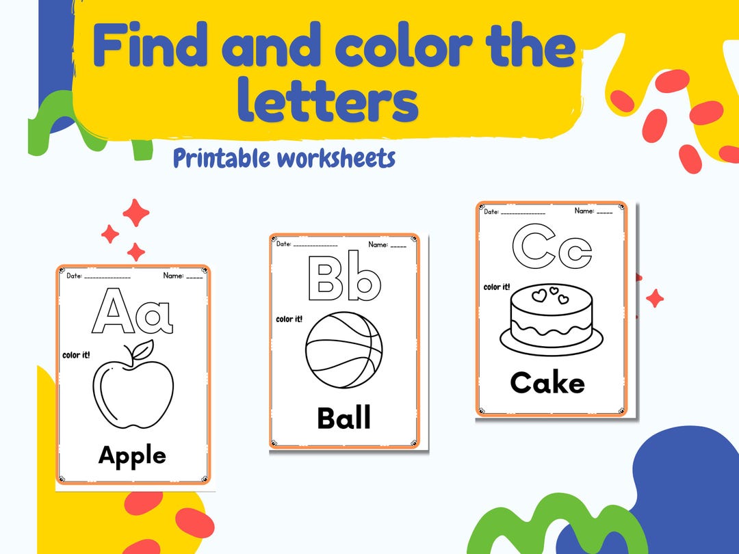 Printable Worksheets Alphabet for Coloring, and Homeschooling for Pre ...