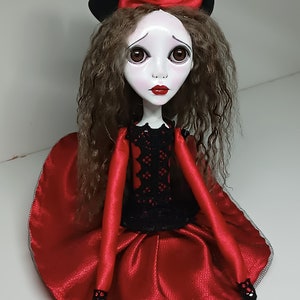 Goth Creepy Handmade Figurative Sculpture Unique Dark Gothic Sad ...