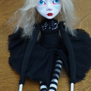 Goth Creepy Handmade Figurative Sculpture Unique Dark Gothic Sad ...