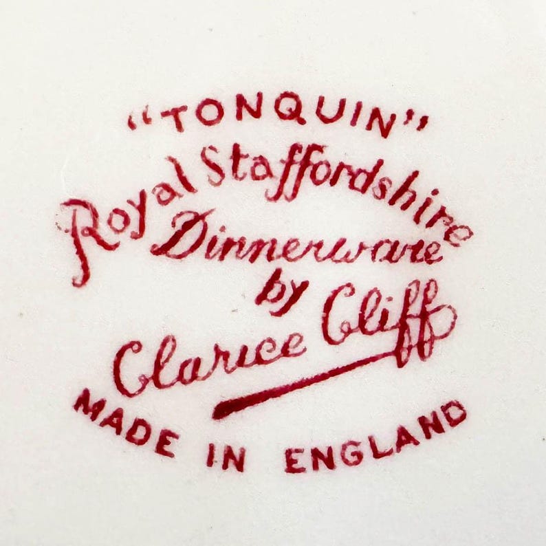 Royal Staffordshire Clarice Cliff Marks