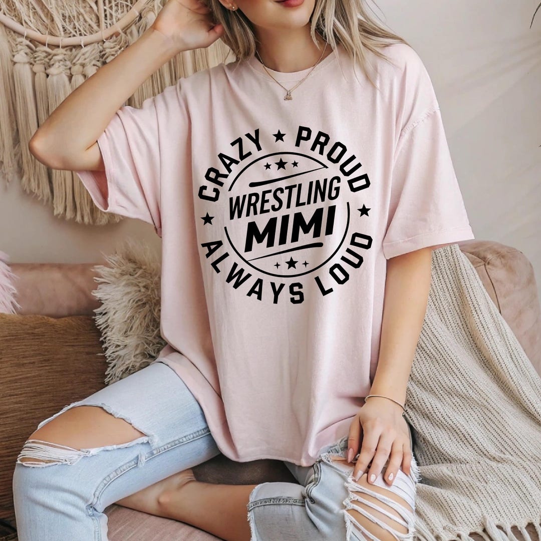 Wrestling Mimi PNG, Sublimation Png, Wrestling Mimi Png, Loud and Proud ...