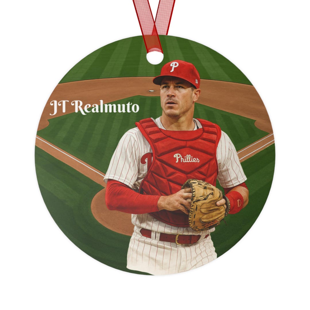 Personalized J T Realmuto Philadelphia Phillies Metal Christmas Tree ...