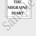 Digital Migraine Journal! Printable & Interactive PDF. Track Daily ...