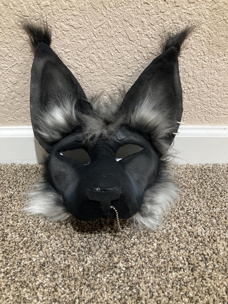 Silver Fox Therian Mask - Etsy
