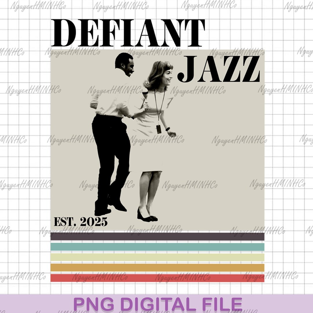 Defiant Jazz Png, Severance Tv Show Png, Defiant Fab Gift, Retro Png ...
