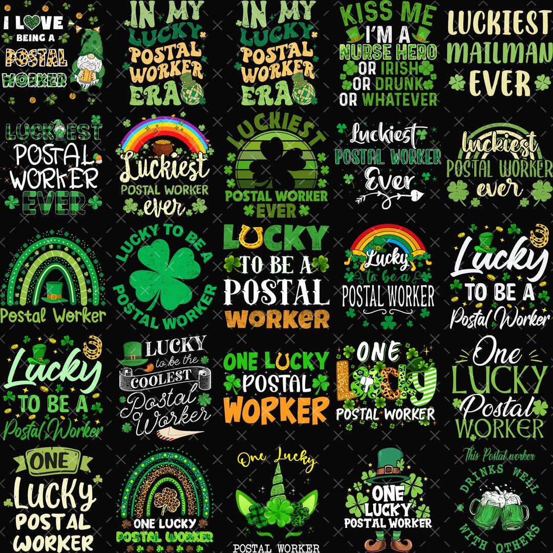 25 Png St. Patrick's Day Postal Worker, Patricks Mail Carrier, Mail ...